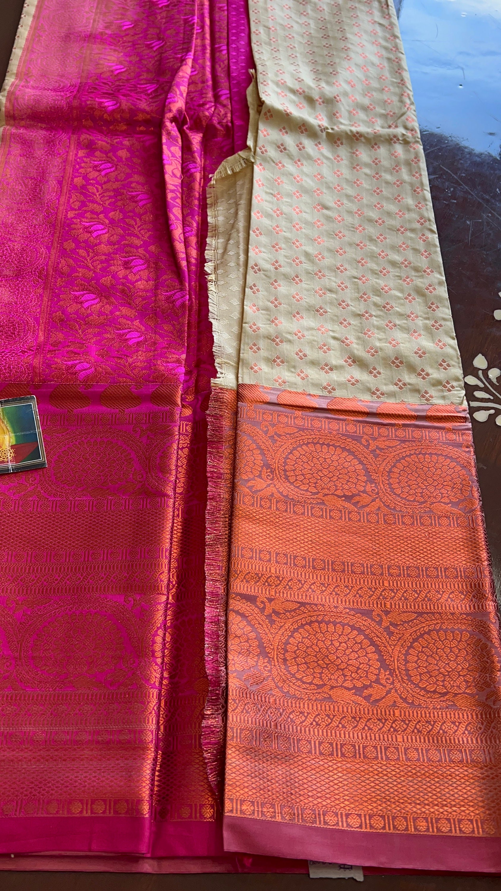 Pure Kanchi Pattu Saree With Matching Blouse Piece Attached . Gifting ...