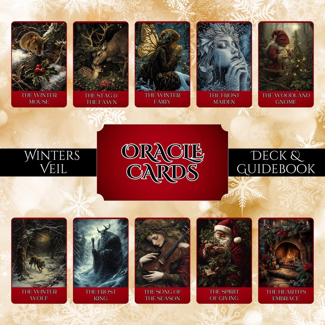 The Winter’s Veil Oracle Deck - Digital Download - Etsy