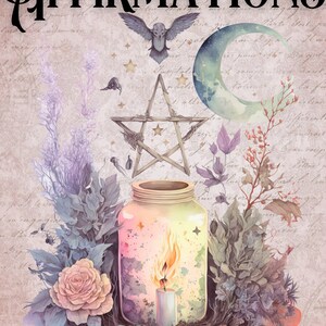 Printable Book of Shadows Pages: Witchcraft Grimoire (digital Download ...