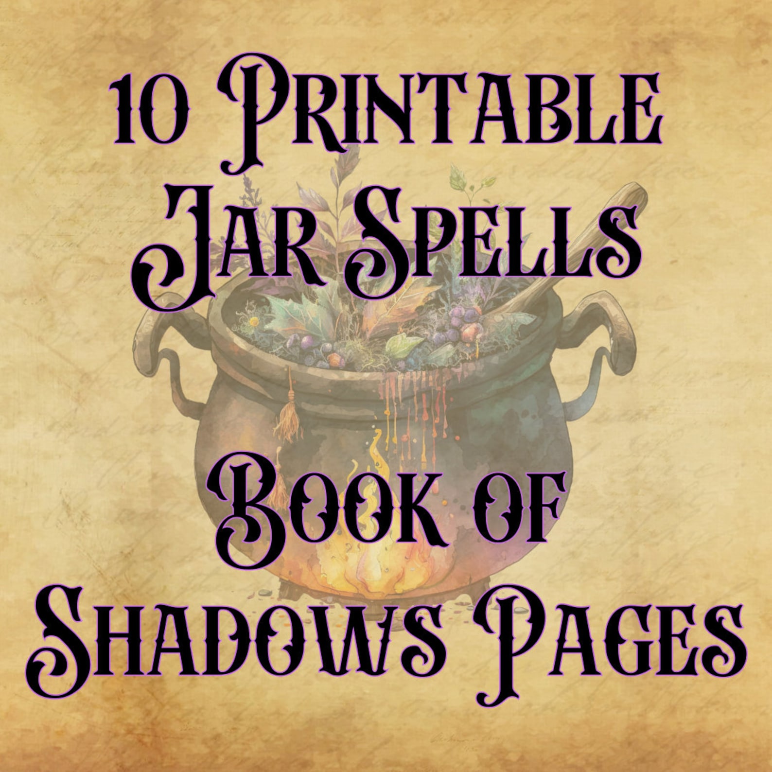 10 Printable Jar Spells - Etsy