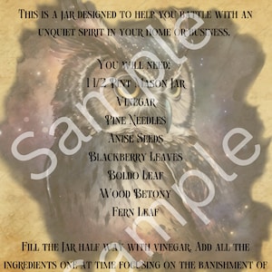 10 Printable Jar Spells - Etsy