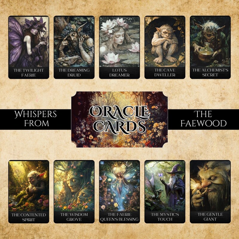 Faery Card Decks - Etsy