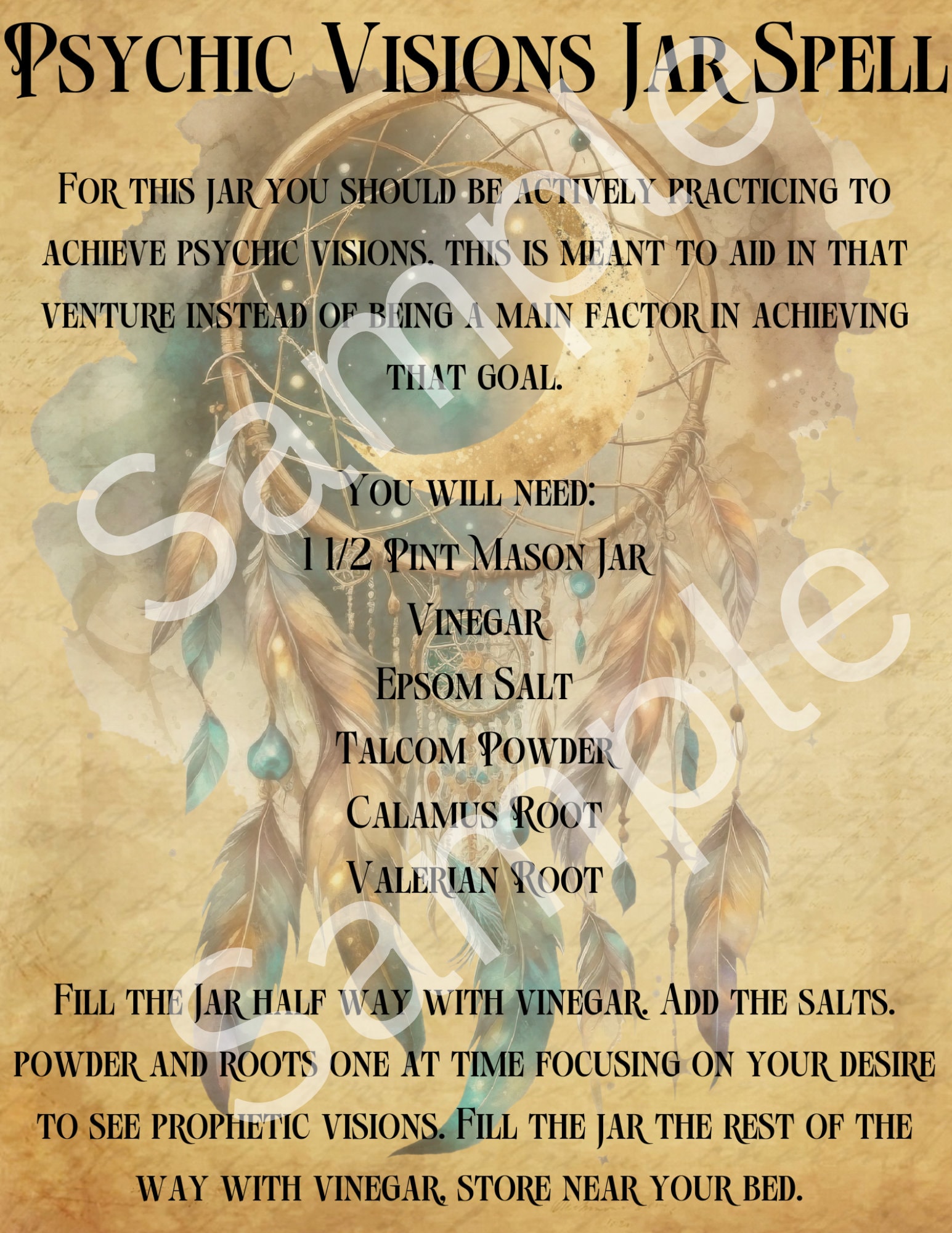 10 Printable Jar Spells - Etsy