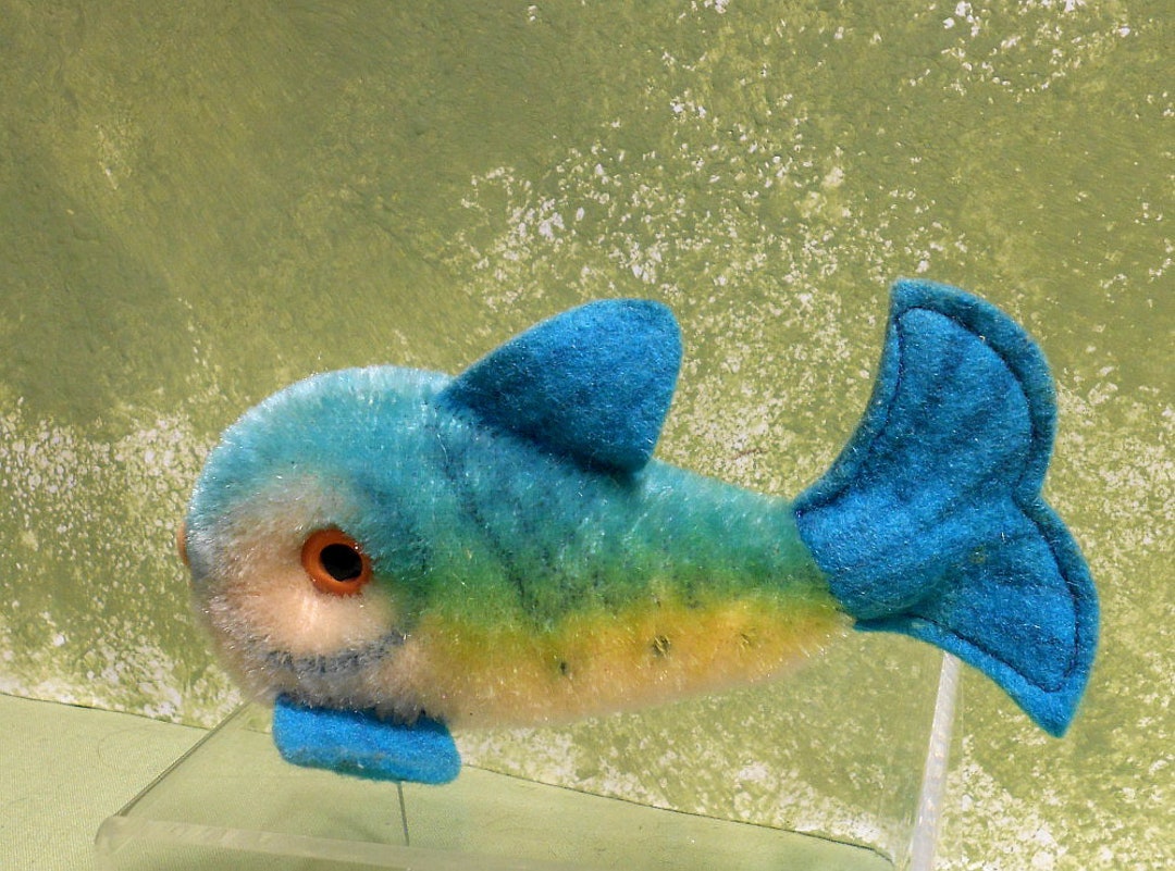 1950's Steiff Fish 5 Long, Mohair Glass Eyes, No Ids - Etsy