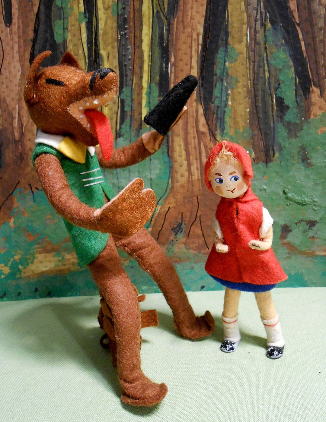 Vintage Baps Von Arps Germany Little Red Riding Hood and the Wolf US ...