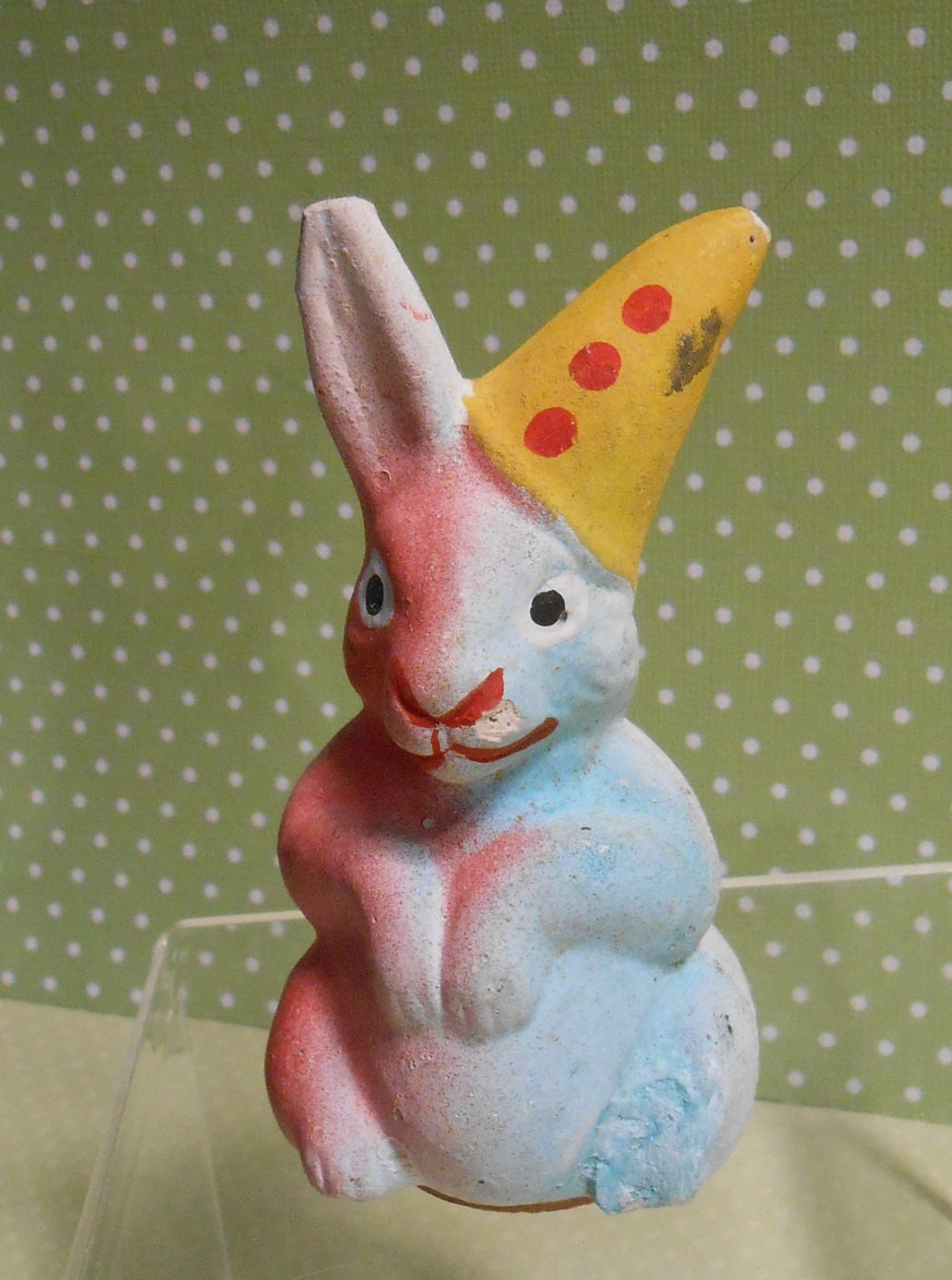 Germany Easter Bunny Rabbit Candy Container German, Mache, Has Chips - Etsy
