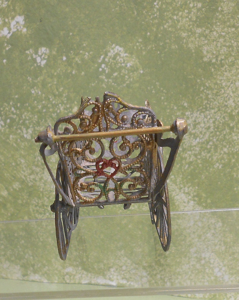Victorian Germany Soft Filigree Metal Baby Carriage - Etsy