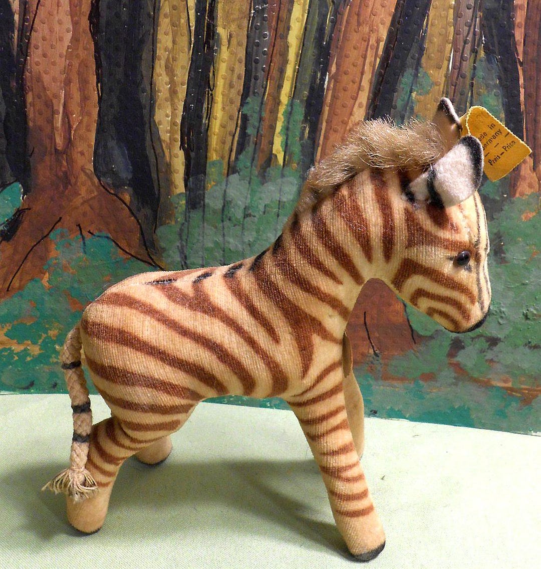 Vintage Steiff 5 Zebra Germany, Button, and Tag - Etsy