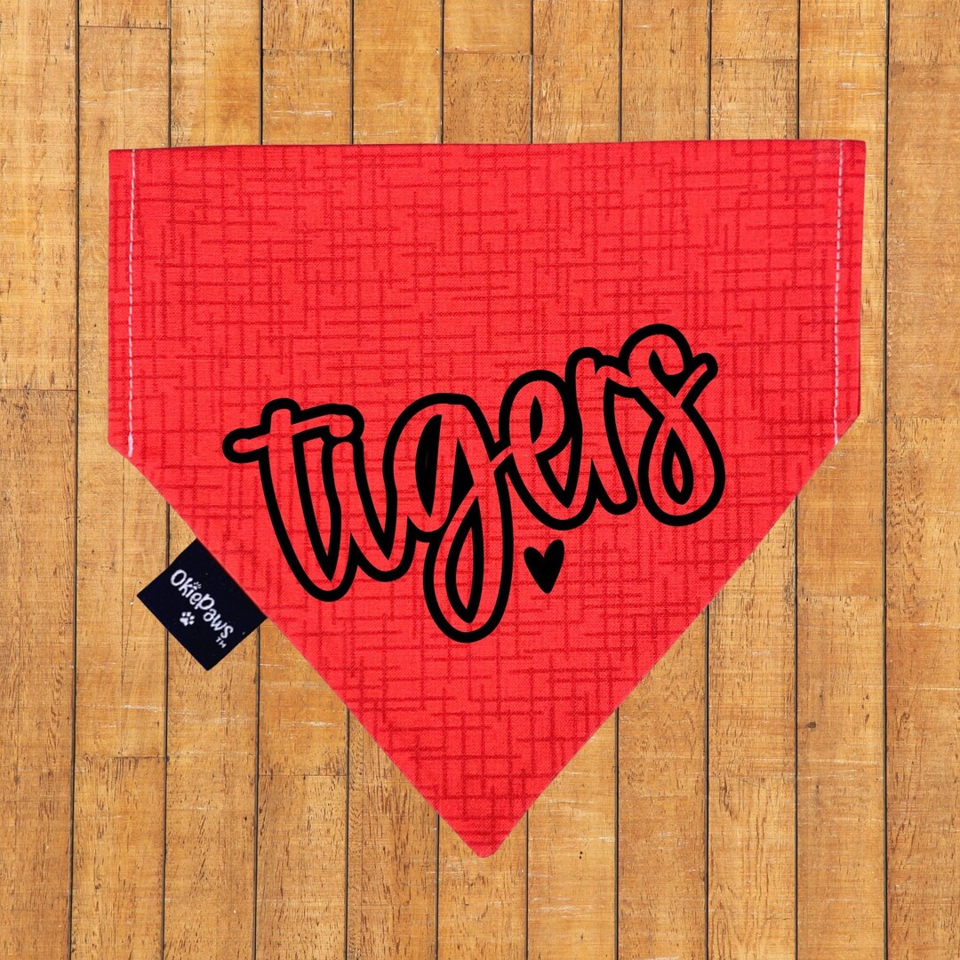 TIGERS Fort Gibson Oklahoma FTG Tiger Bandana Cat Pet Bandana Dog ...