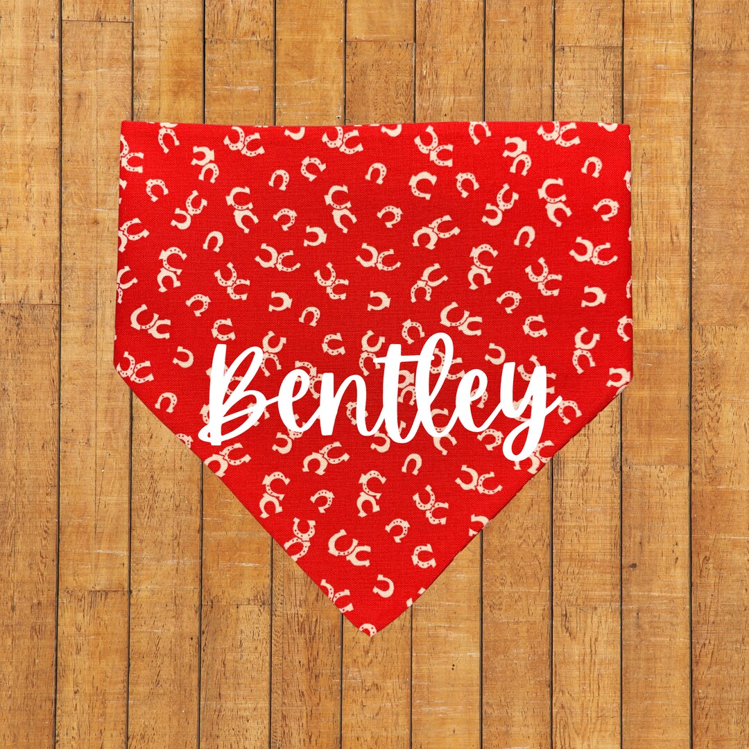 HORSESHOE Dog Bandana Horse Pet Bandana Cat Bandana Gifts - Etsy