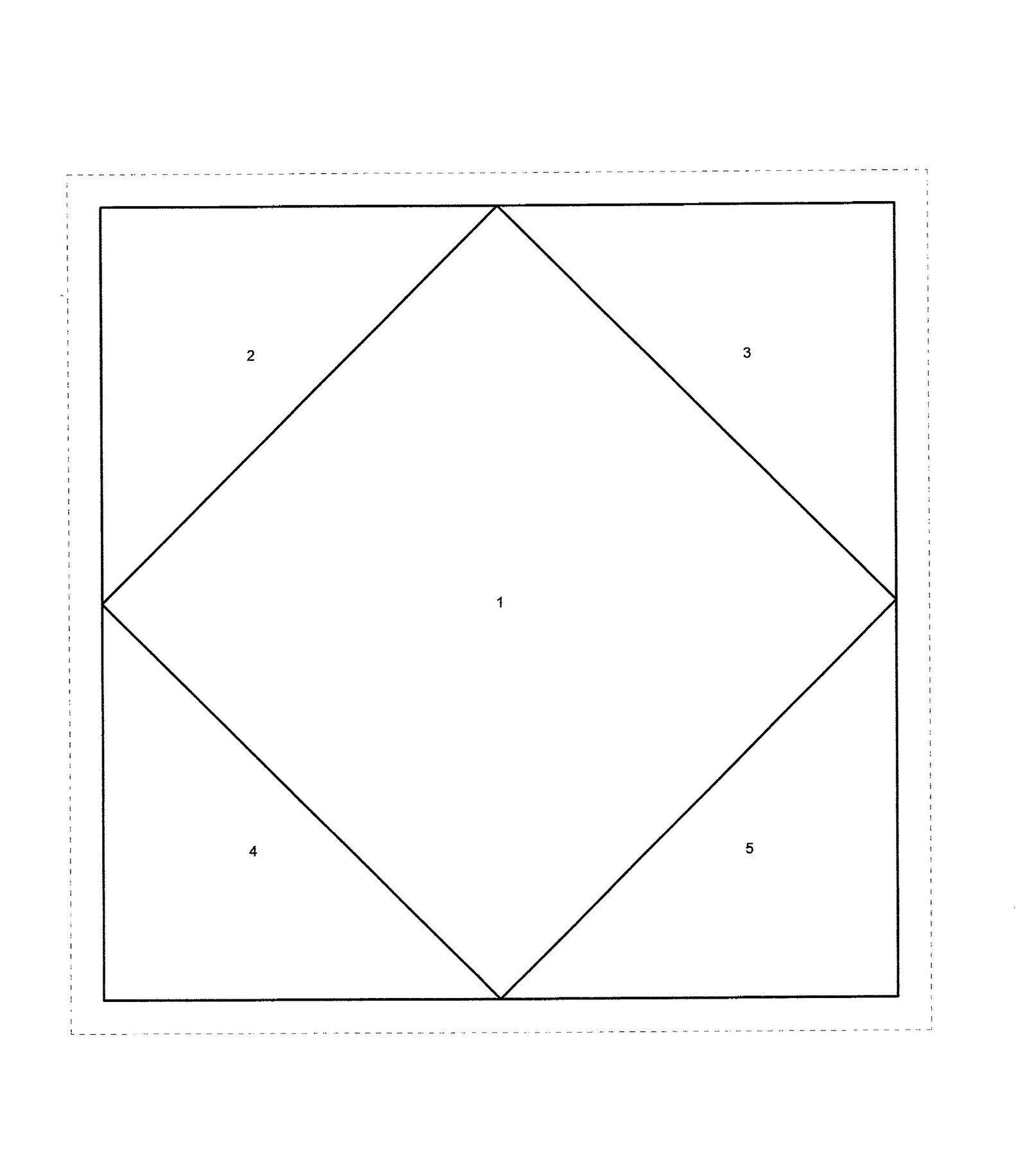 6 Inch Square in a Square Paper Pieced Pattern - Etsy