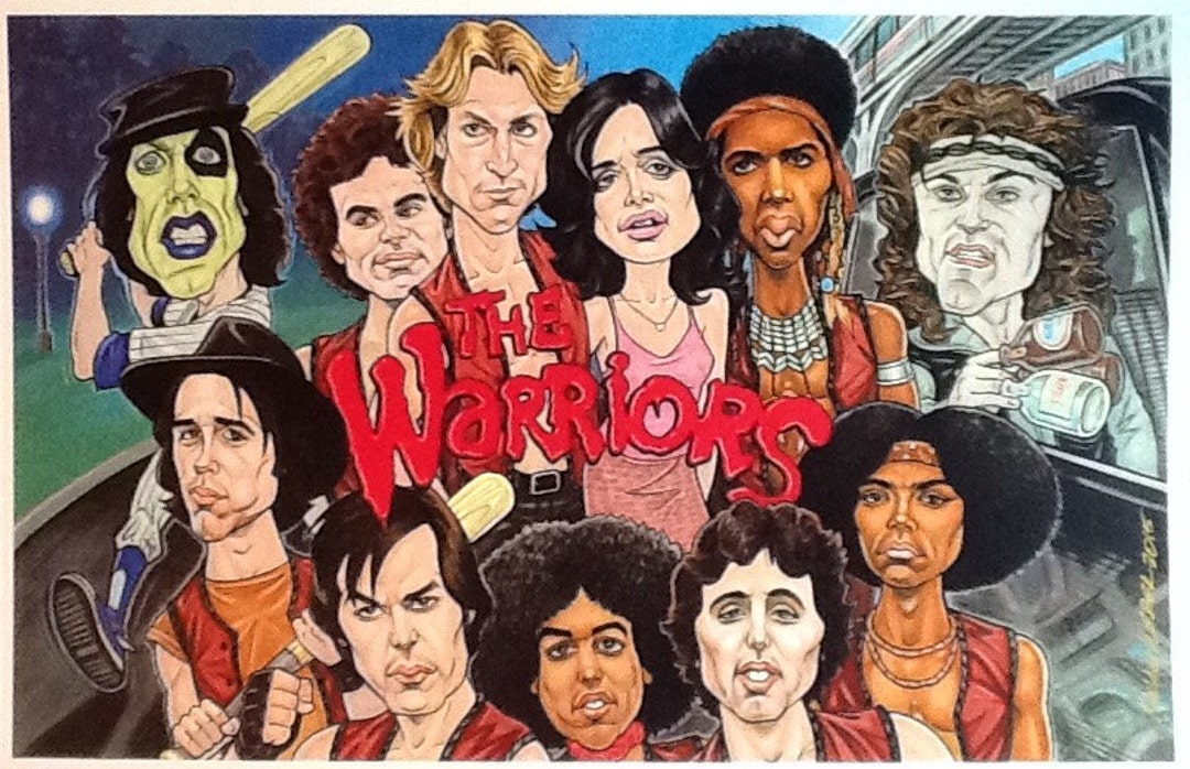 The Warriors Caricature - Etsy