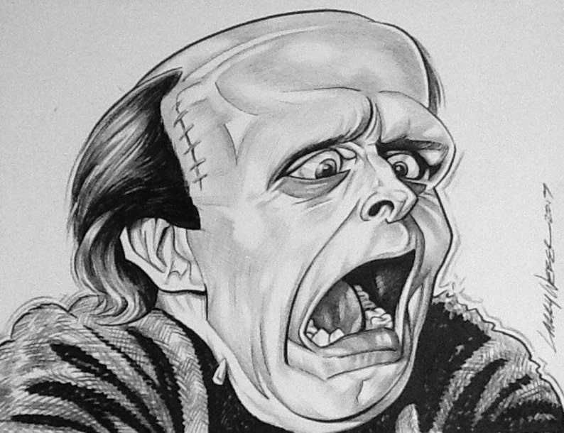 Young Frankenstein Caricature Set of 5 - Etsy