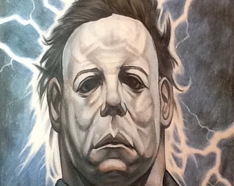 The Young Michael Myers Halloween Movie Character Art Print - Etsy
