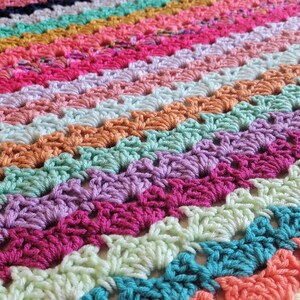 Crochet Blanket Pattern PDF - Shifting Glimmer Crochet Afghan ...