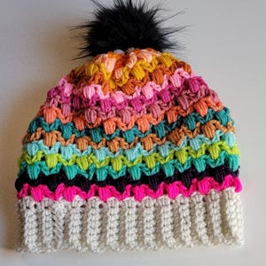 Crochet Hat Pattern PDF - Berry Fizz Slouchy Hat - Crochet Hat Pattern ...