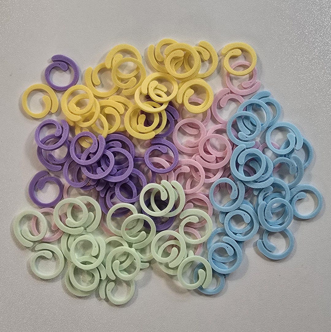 MIXED Bag of STITCH MARKERS - Crochet, Knitting, Colorful, Cute ...