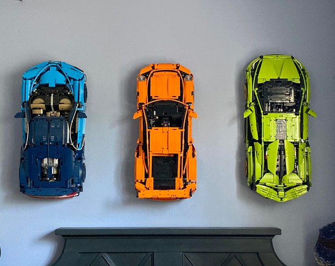 Ultimate Display Wall Mount for Lego Technic Car Porsche RSR, Bugatti ...