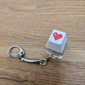 Cute Heart Keyboard Keycap Clicker Valentines Comfort Toy for ADHD ...