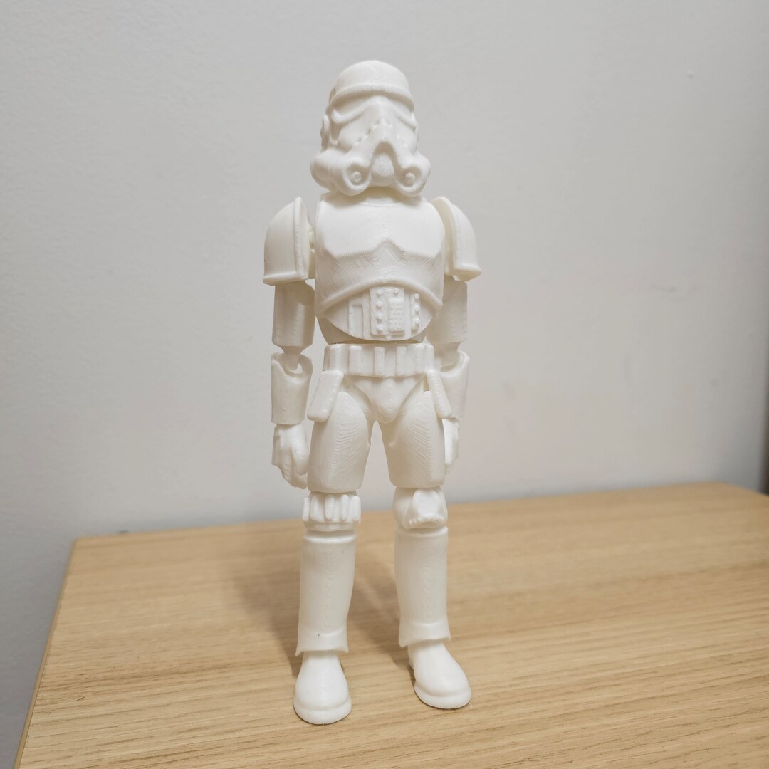3D Printed Flexible Stormtrooper Desk Toy Stress Funny Star Wars - Etsy ...