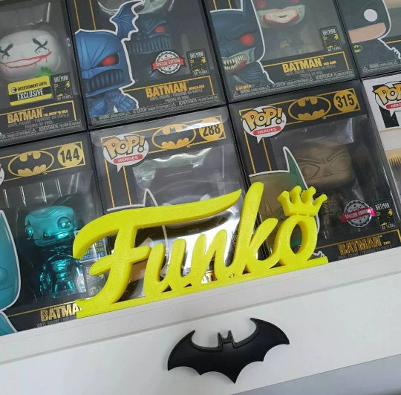 Funko 3D Printed Logo Display for Pop Figures. | Etsy