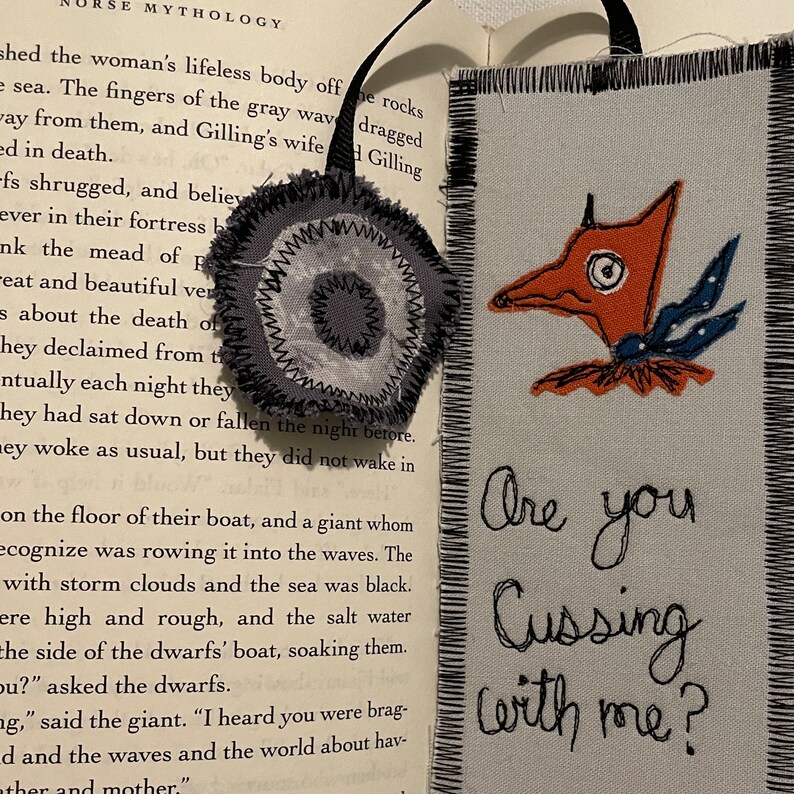 Fantastic Mr. Fox Roald Dahl Fabric Bookmark Small Gift for - Etsy UK