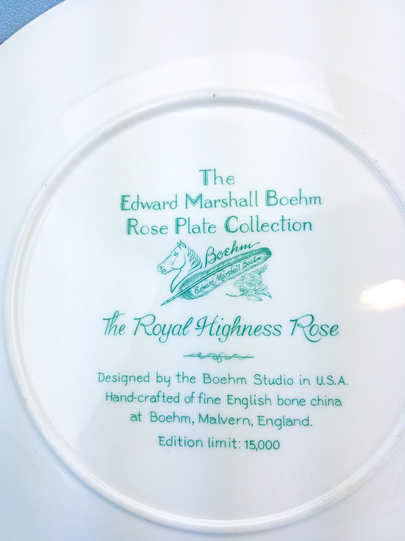 Rose Collection Plate by Boehm the Royal Highness Rose Pink - Etsy