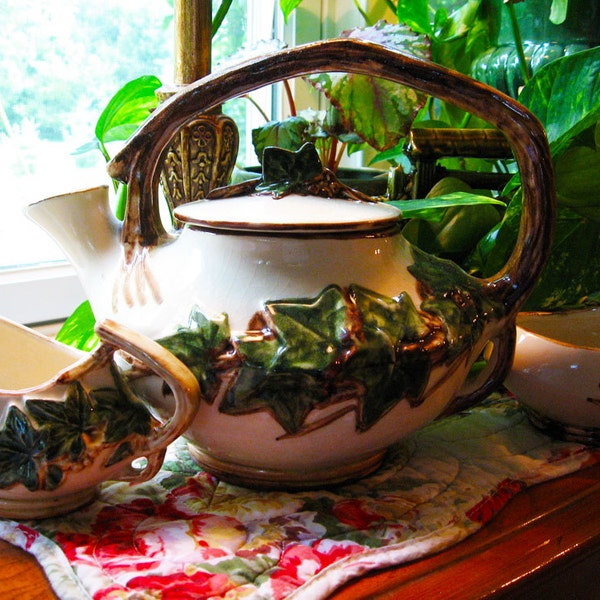 Pottery Tea Set - Etsy