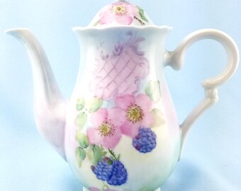 Floral Coffee Pot | Etsy