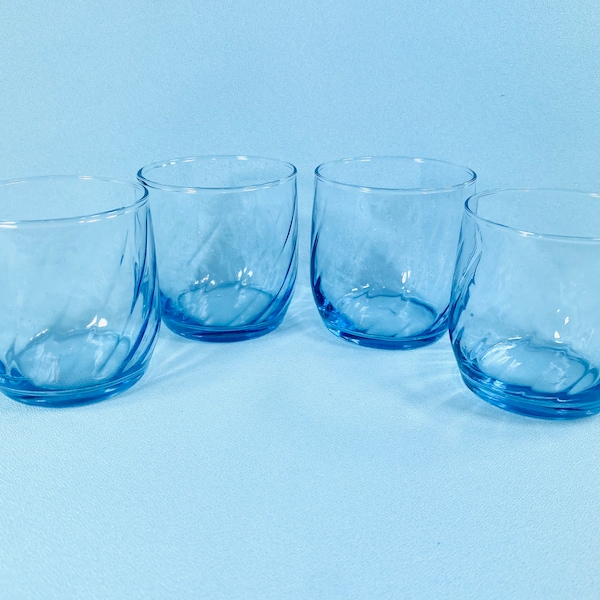 Blue Drinking Glasses - Etsy