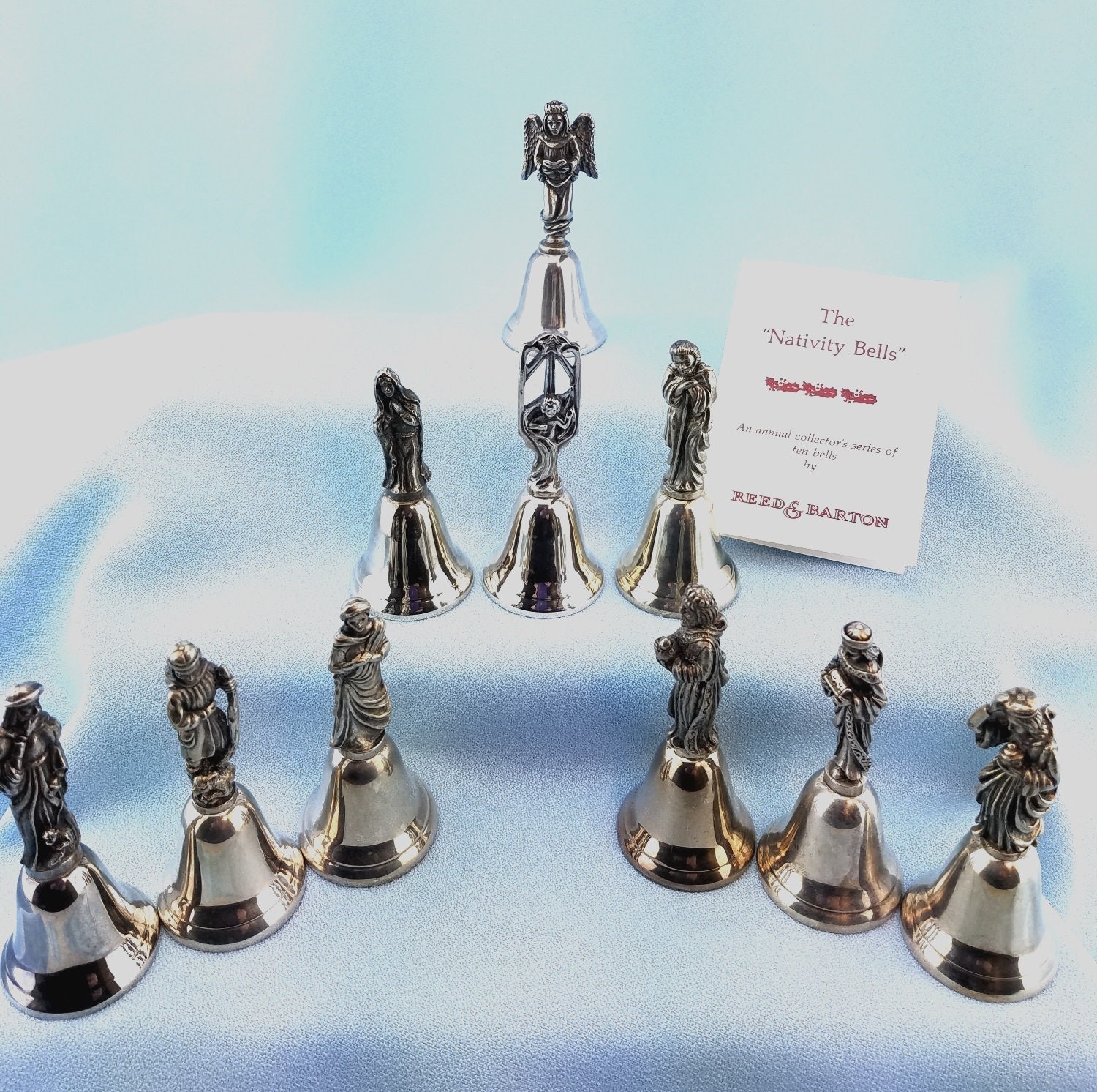 The Nativity Bells by Reed & Barton Silver Plated Christmas | Etsy