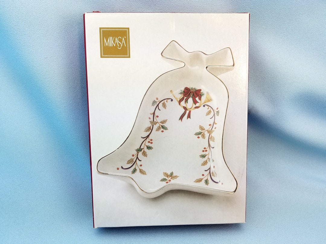 Mikasa Bell Candy Dish Christmas Gift Porcelain Bell in Box - Etsy