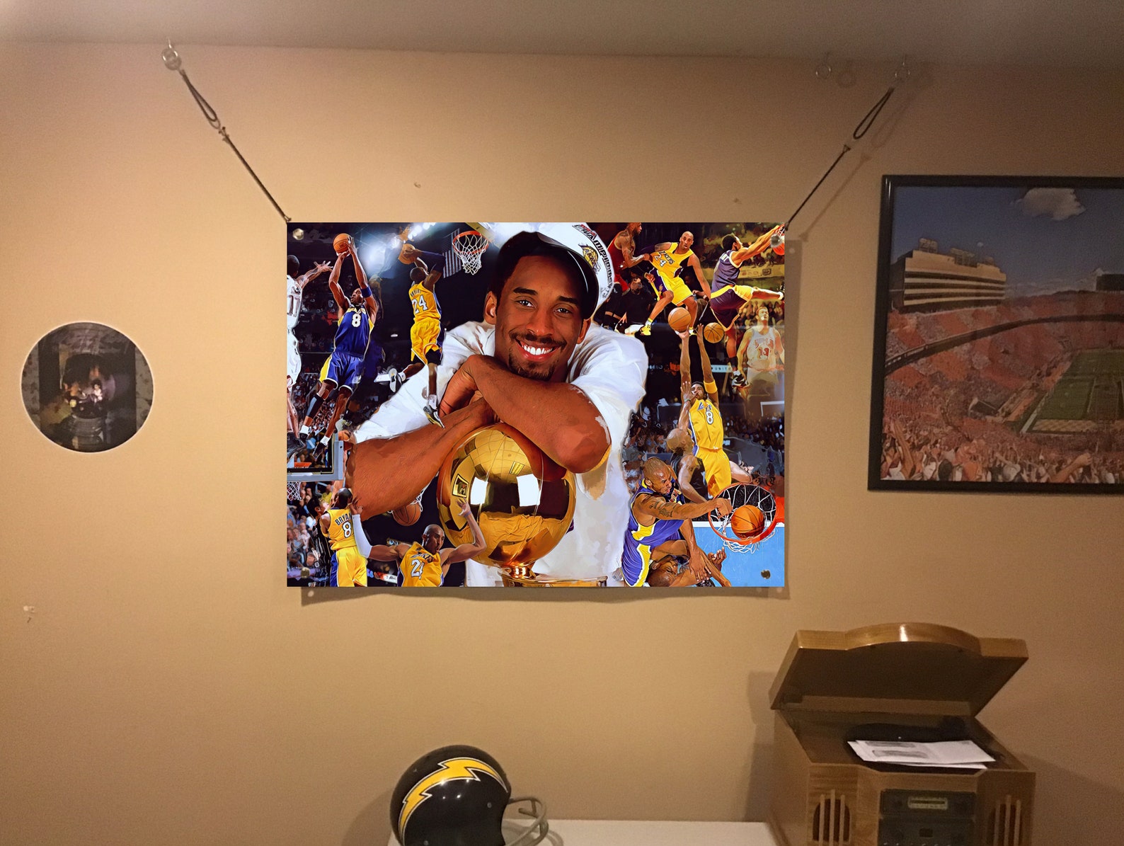 Huge 43x32 KOBE BRYANT Vinyl Banner Poster ART L.A. Lakers - Etsy