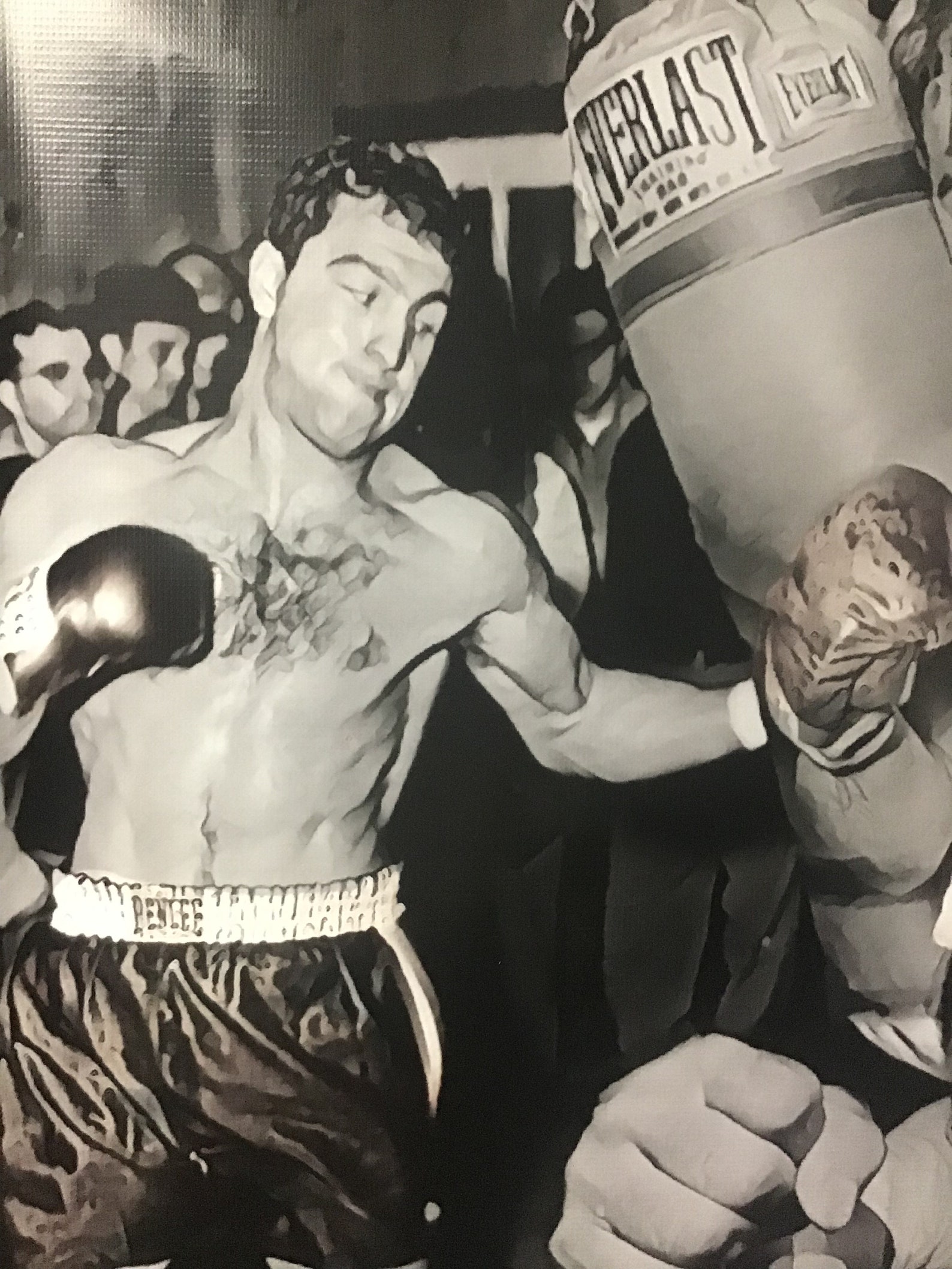 Huge 44x28apx ROCKY MARCIANO Vinyl Banner Poster Boxing - Etsy