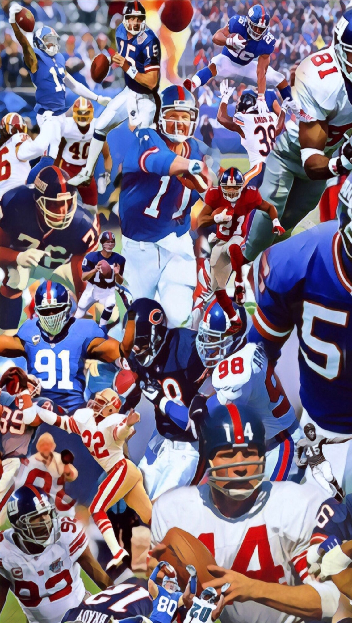 New BIG 44x31 New York Giants vinyl Banner POSTER Lawrence | Etsy