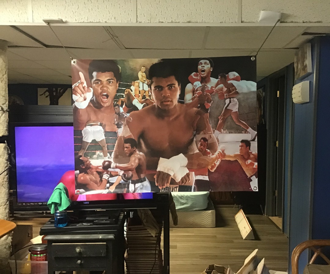 Huge 43x32 Muhammad Ali Vinyl Banner Poster GGG Gennady Golovkin Boxing ...