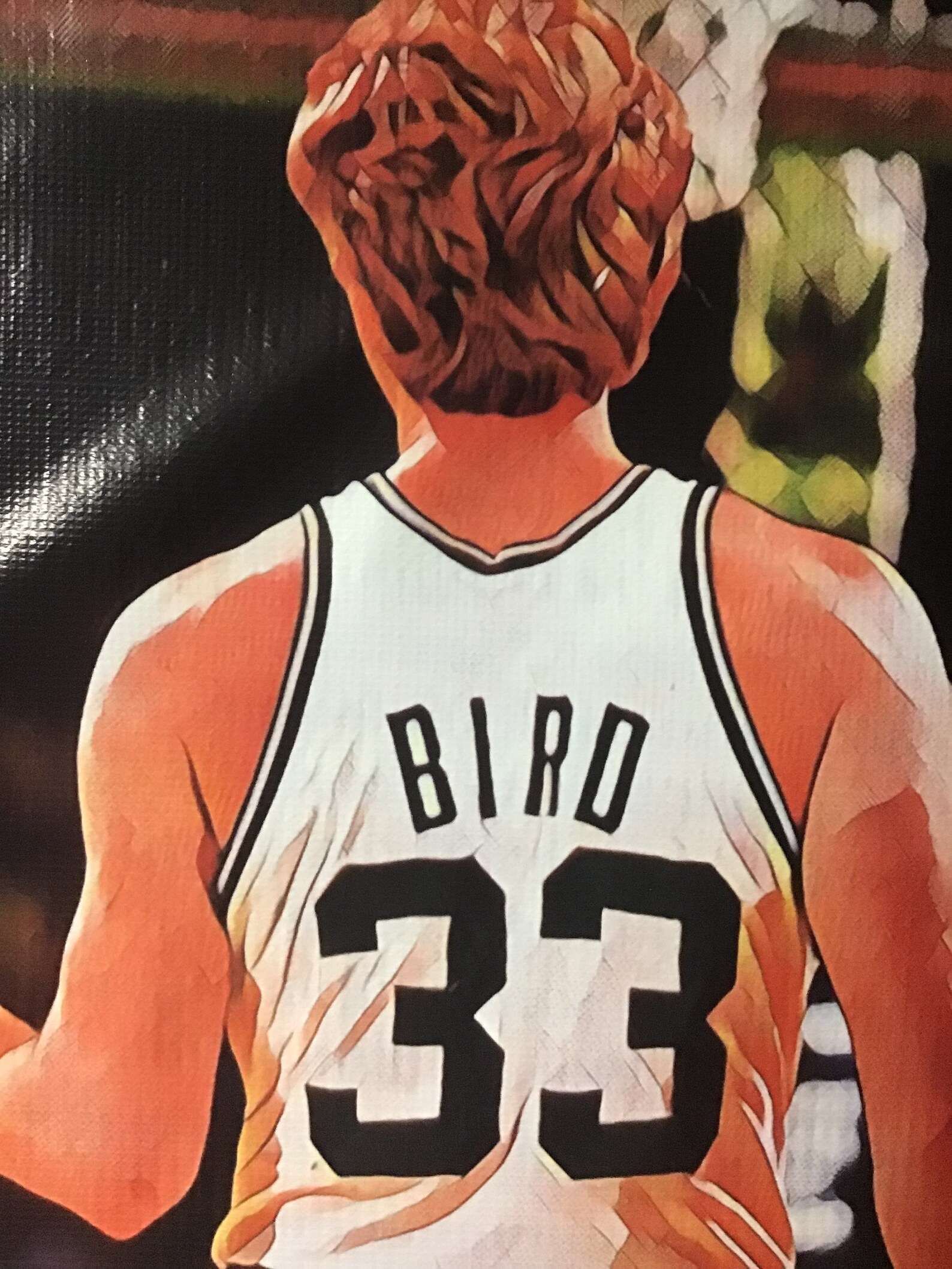 Huge 43x30 Larry Bird Vinyl Banner Poster Magic Johnson | Etsy