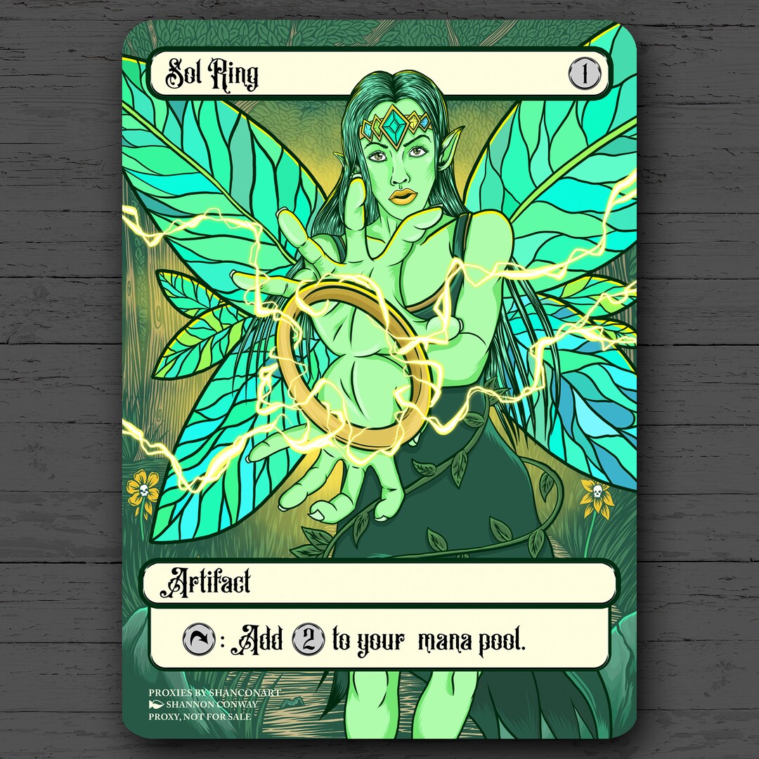 Sol Ring Fairie Proxy Card Custom Altered MTG Magic the - Etsy