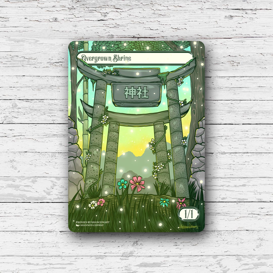 Shrine Token - Custom Altered Fantasy Board Game Collectible - Perfect ...