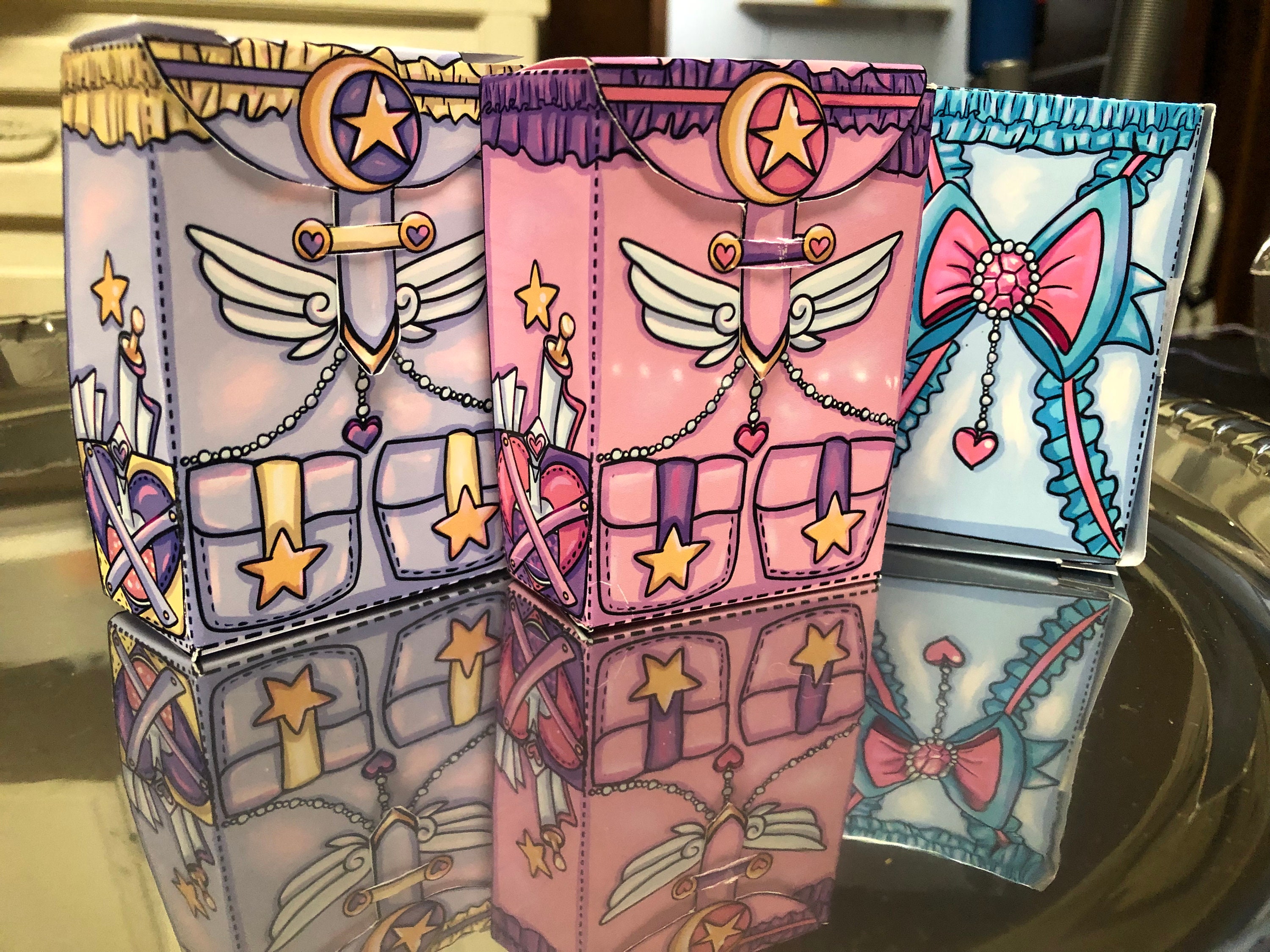 Printable Magical Girl Card Box - Etsy Canada