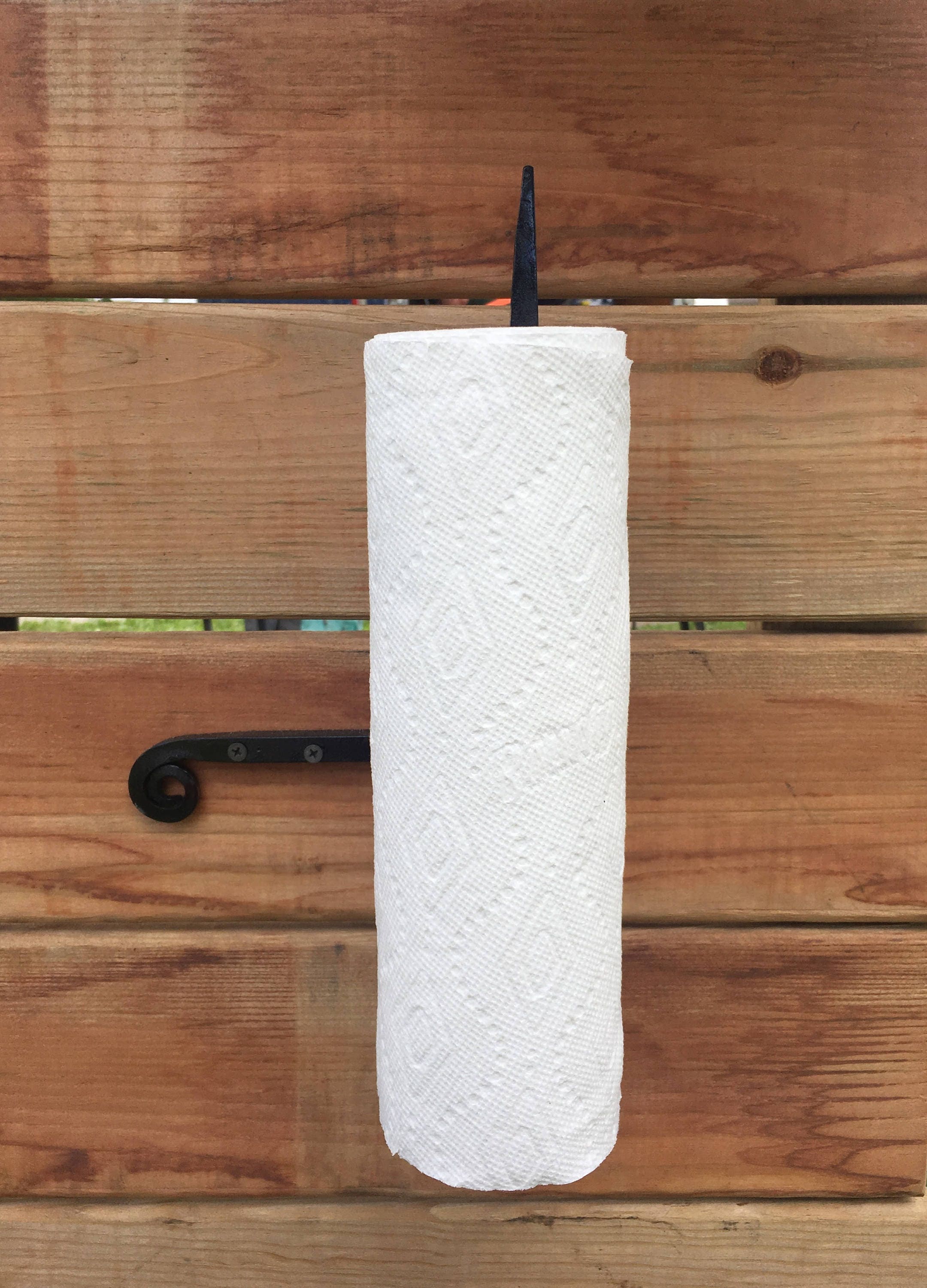 Multi Position Iron Paper Towel Holder - Etsy