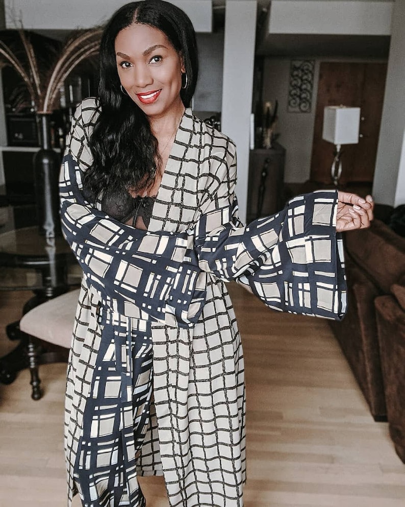 Resort Style Wrap Duster PDF Sewing Pattern Print Shop | Etsy