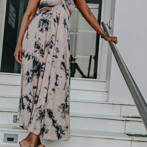 Cut-out Maxi Dress Pdf Sewing Pattern print Shop Version - Etsy