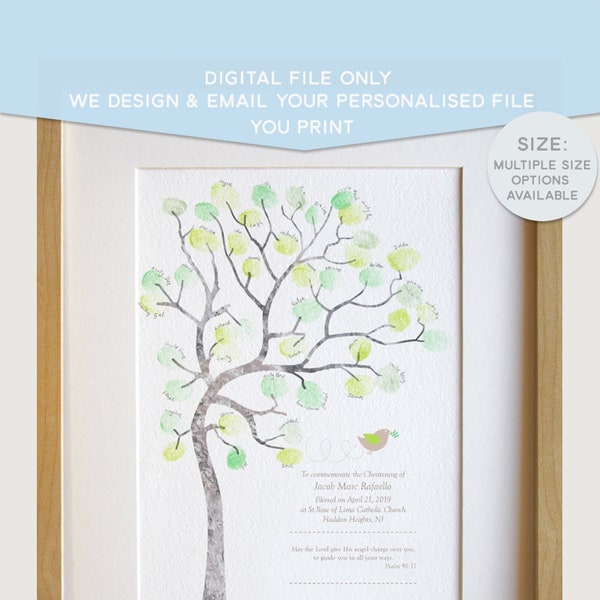 Fingerprint Tree - Etsy