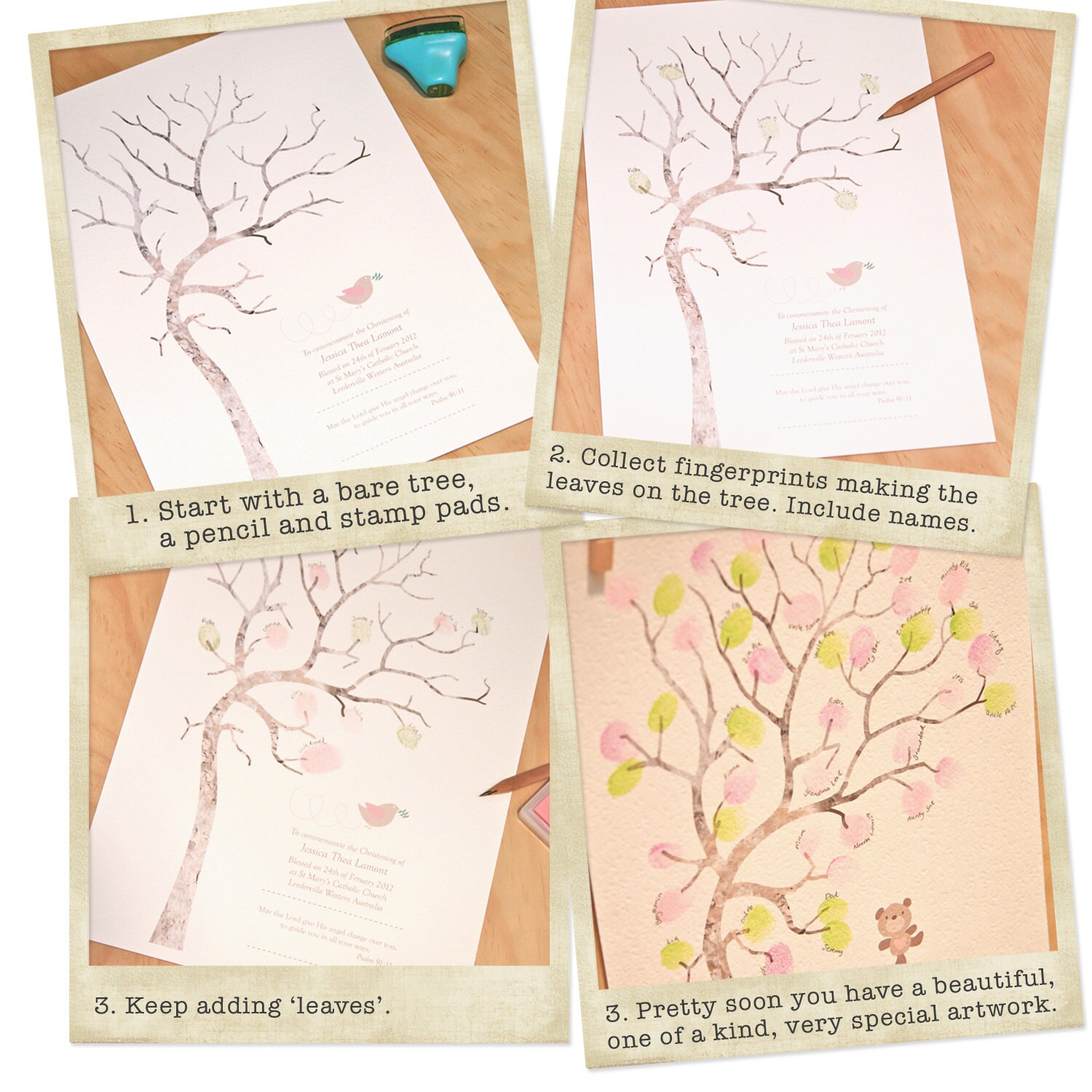 DIGITAL Fingerprint Tree Teacher Appreciation Gift Classroom - Etsy
