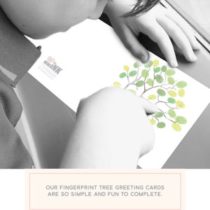 PRINTABLE: Mother's Day DIY Card, Mother's Day Fingerprint Tree ...