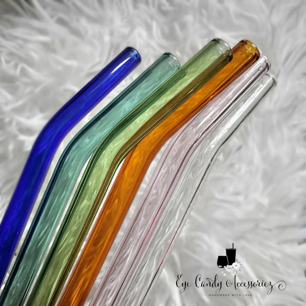 Glass Straws - Etsy