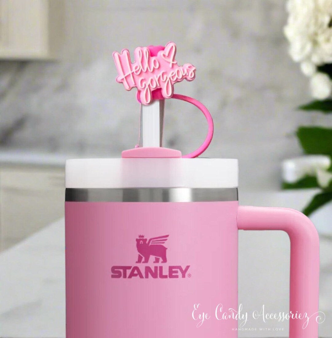 Hello Gorgeous Straw Topper Covers for Standard & Stanley Straws - Etsy