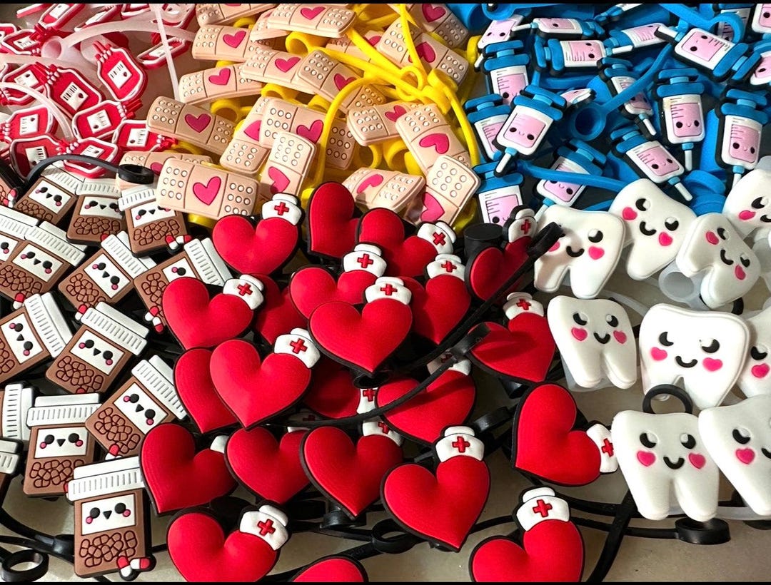 Medical Straw Topper Covers for Standard & Stanley Straws - Etsy