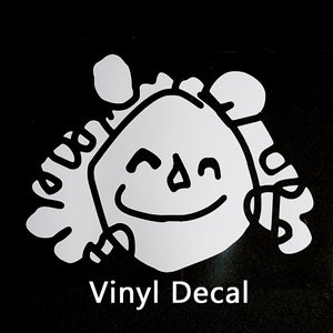 Bartholomew Kuma Flag Bonney's Drawing of Kuma White Vinyl Decal for ...